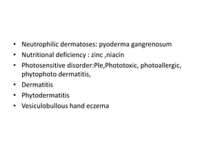 Approach to a patient with vesicobullous lesions | PPTX