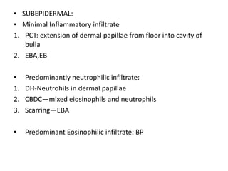 Approach to a patient with vesicobullous lesions | PPTX