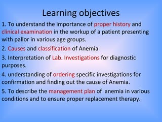 Approach to a pationt with pallor | PPT