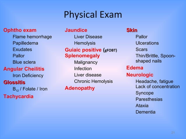 Approach to a pationt with pallor | PPT