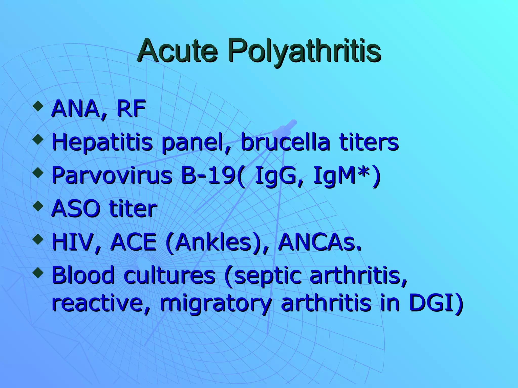 Approach to a rheumatologic patient | PPT