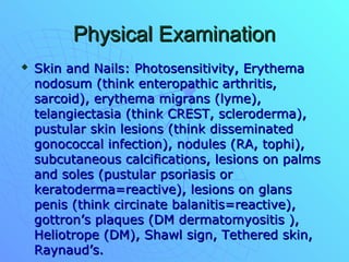 Approach to a rheumatologic patient | PPT
