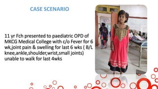 Approach to arhritis in children | PPTX