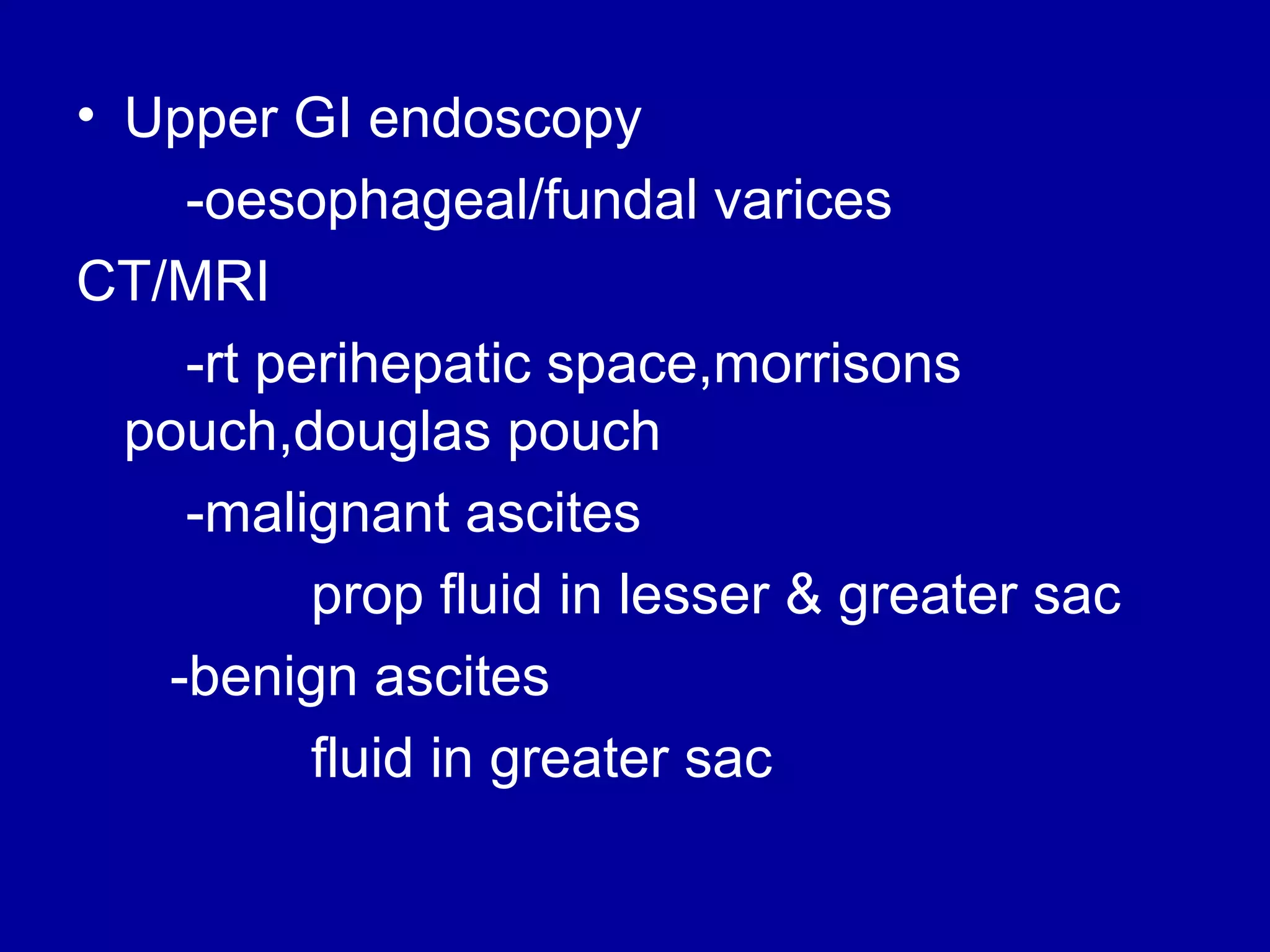 Approach to ascites | PPT