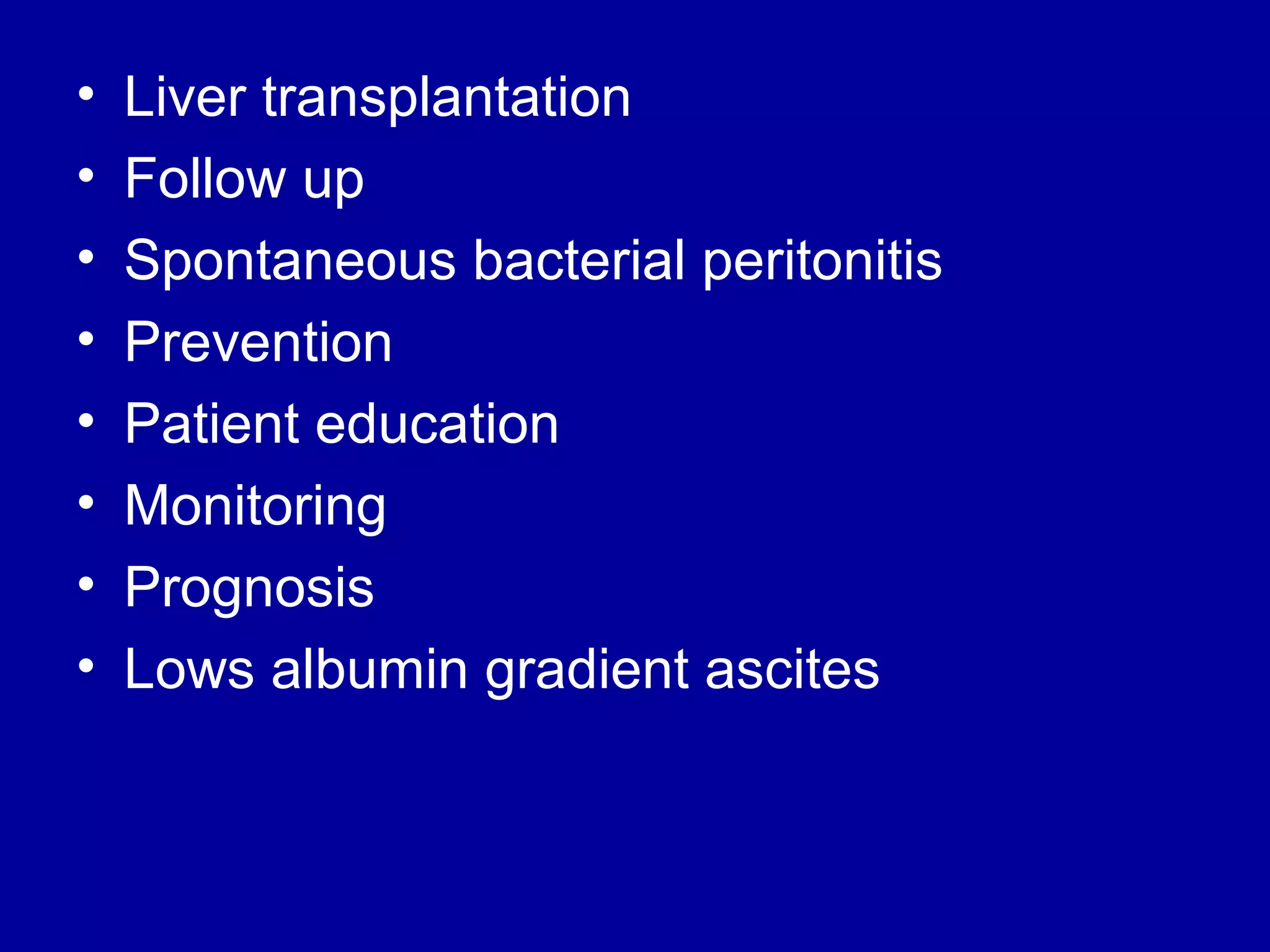 Approach to ascites | PPT