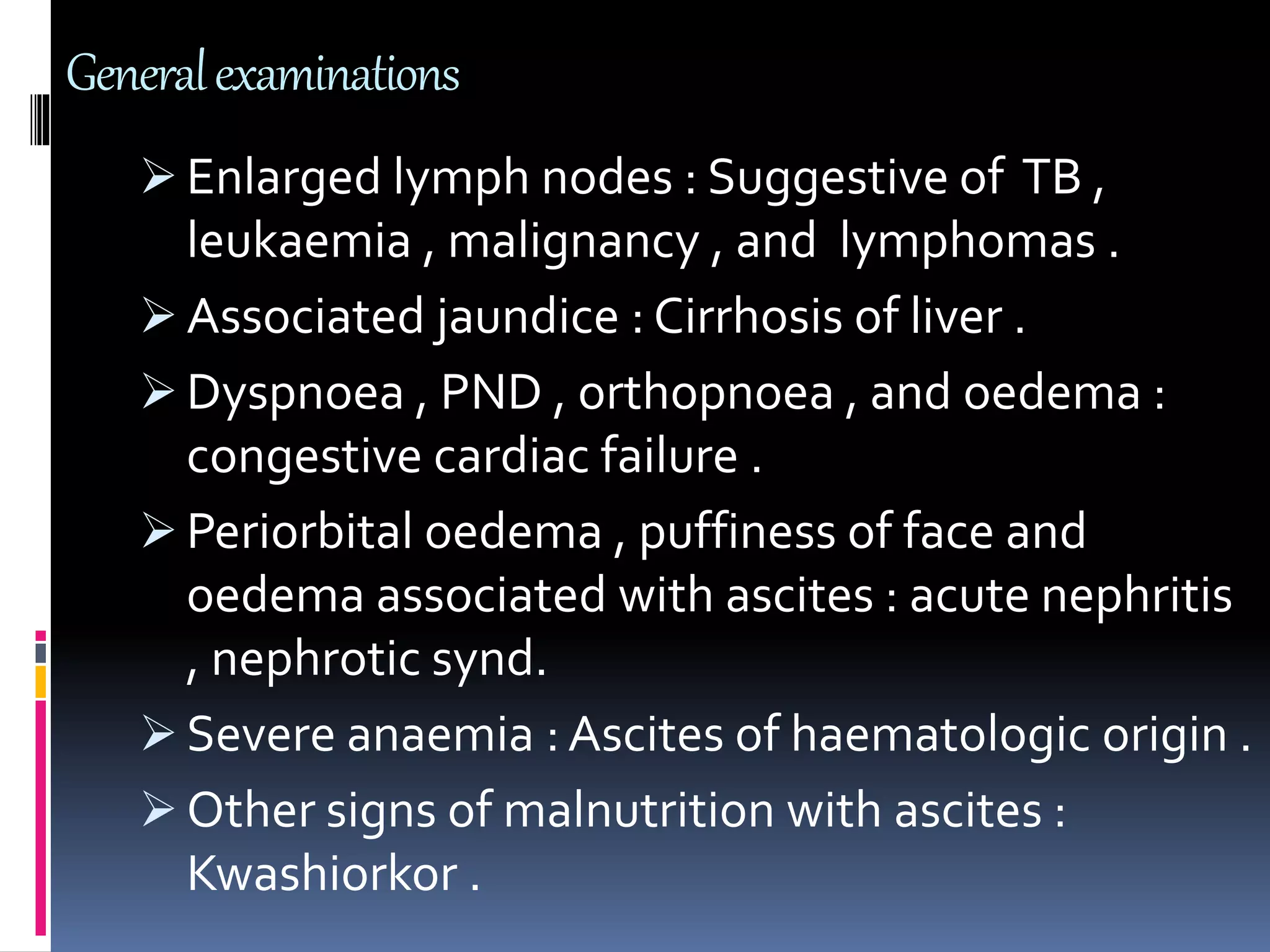 Approach to ascites | PPTX