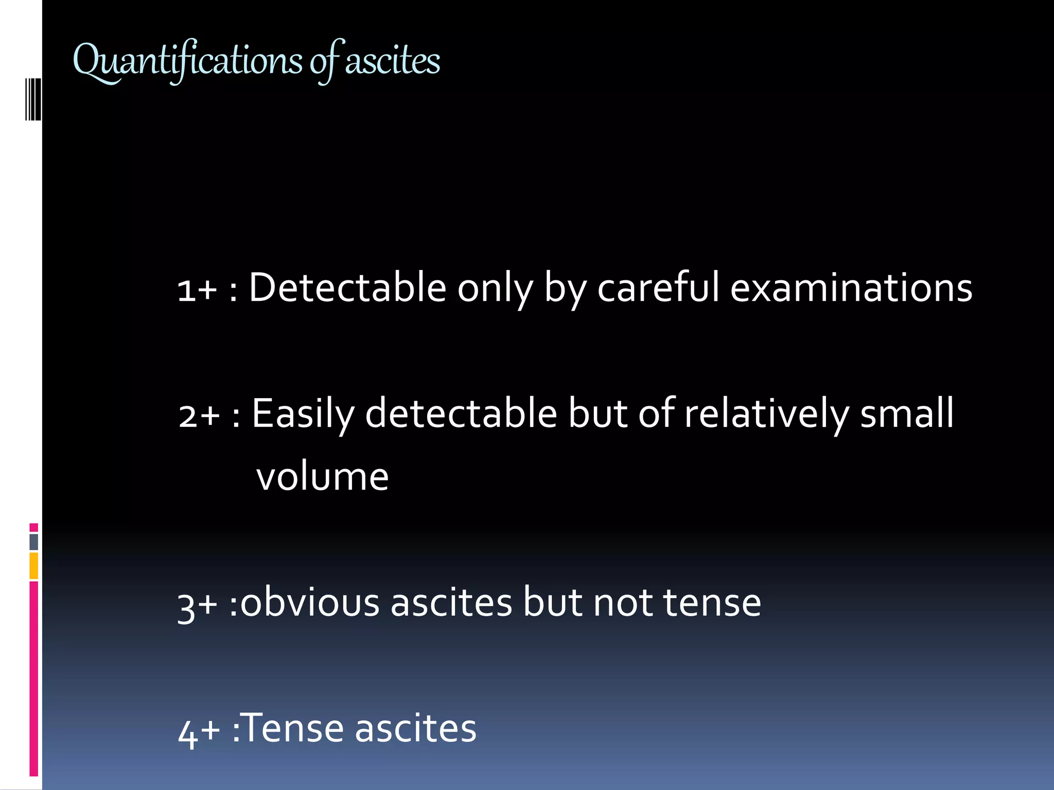 Approach to ascites | PPTX