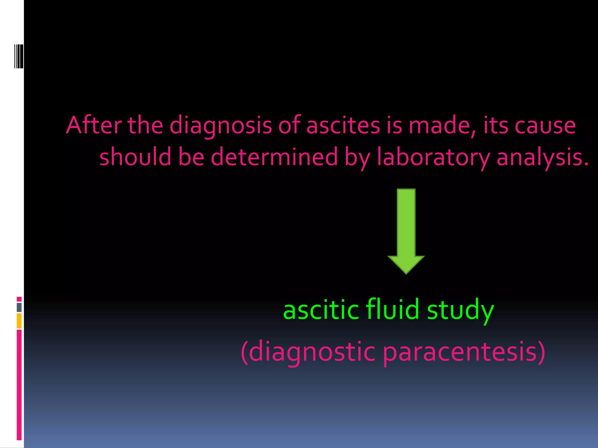 Approach to ascites | PPTX