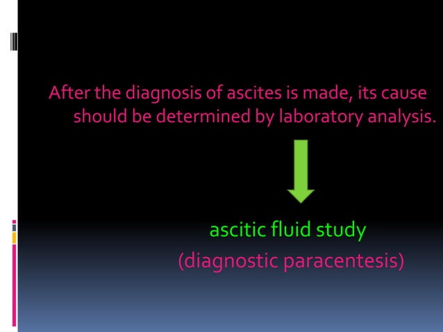 Approach to ascites | PPTX