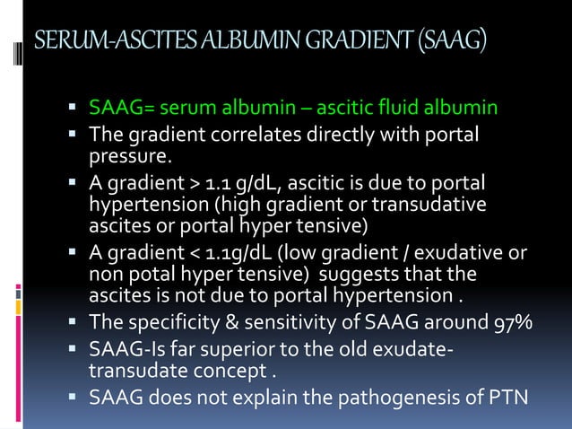 Approach to ascites | PPTX