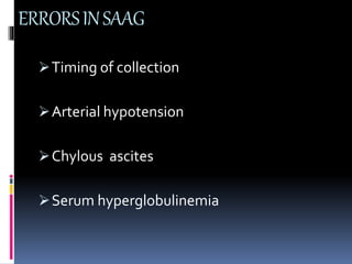 Approach to ascites | PPTX