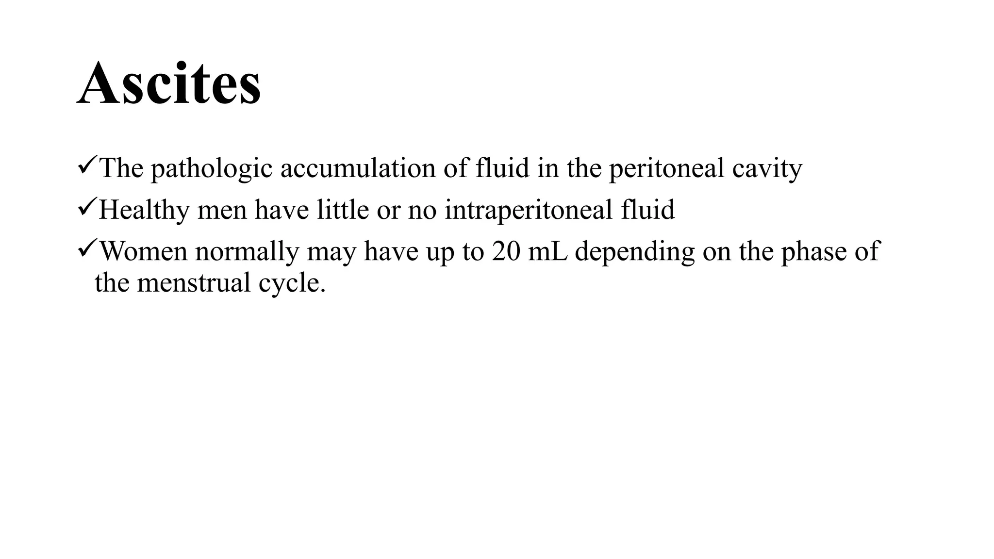 Approach to ascites | PDF