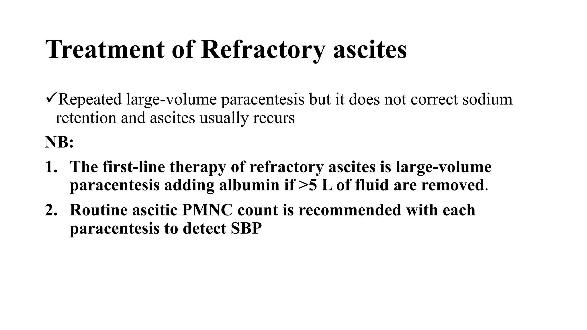 Approach to ascites | PDF