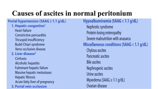 Approach to ascites | PDF | Blood Disorders | Diseases and Conditions