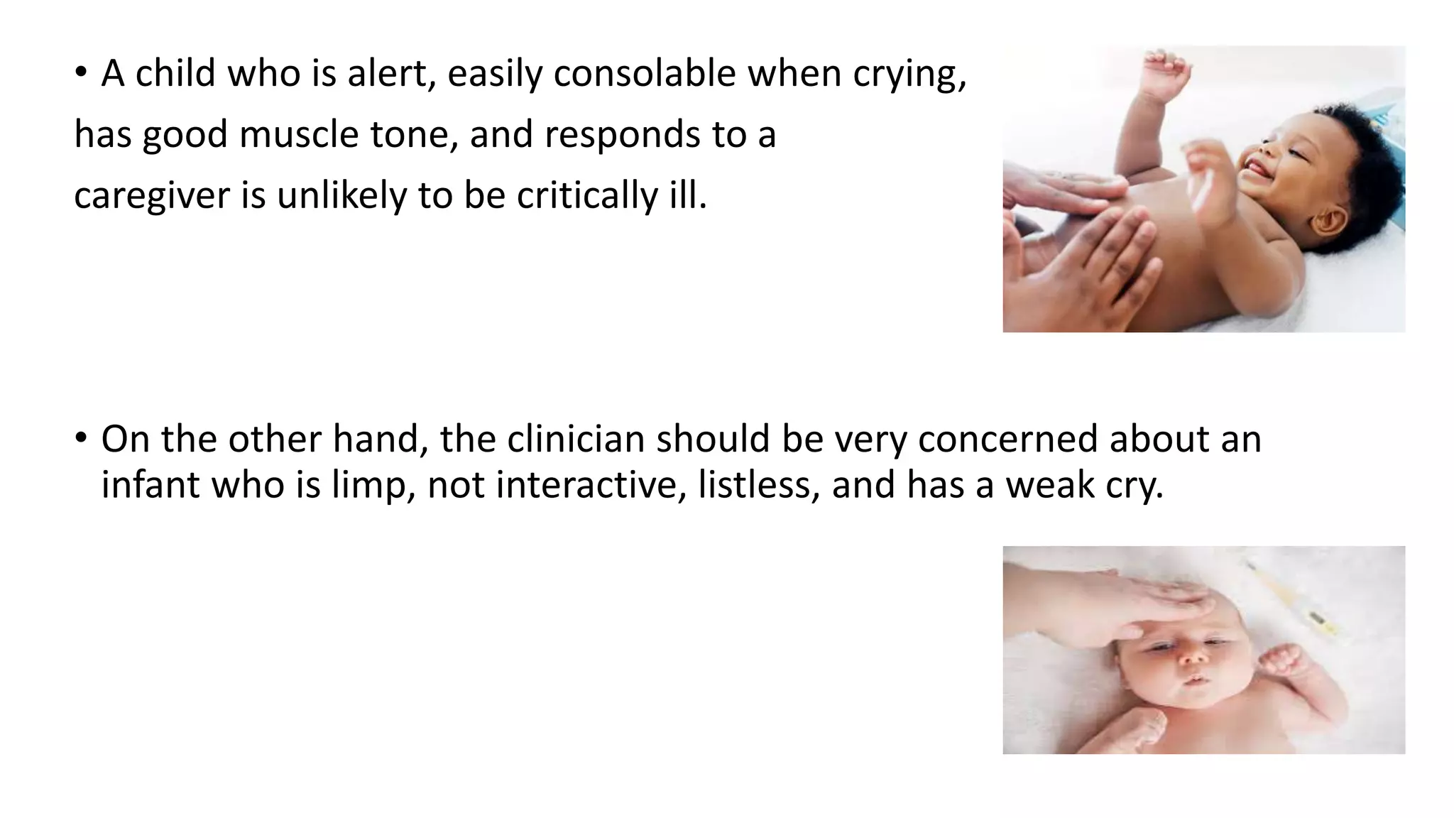 Approach to a sick child | PPTX