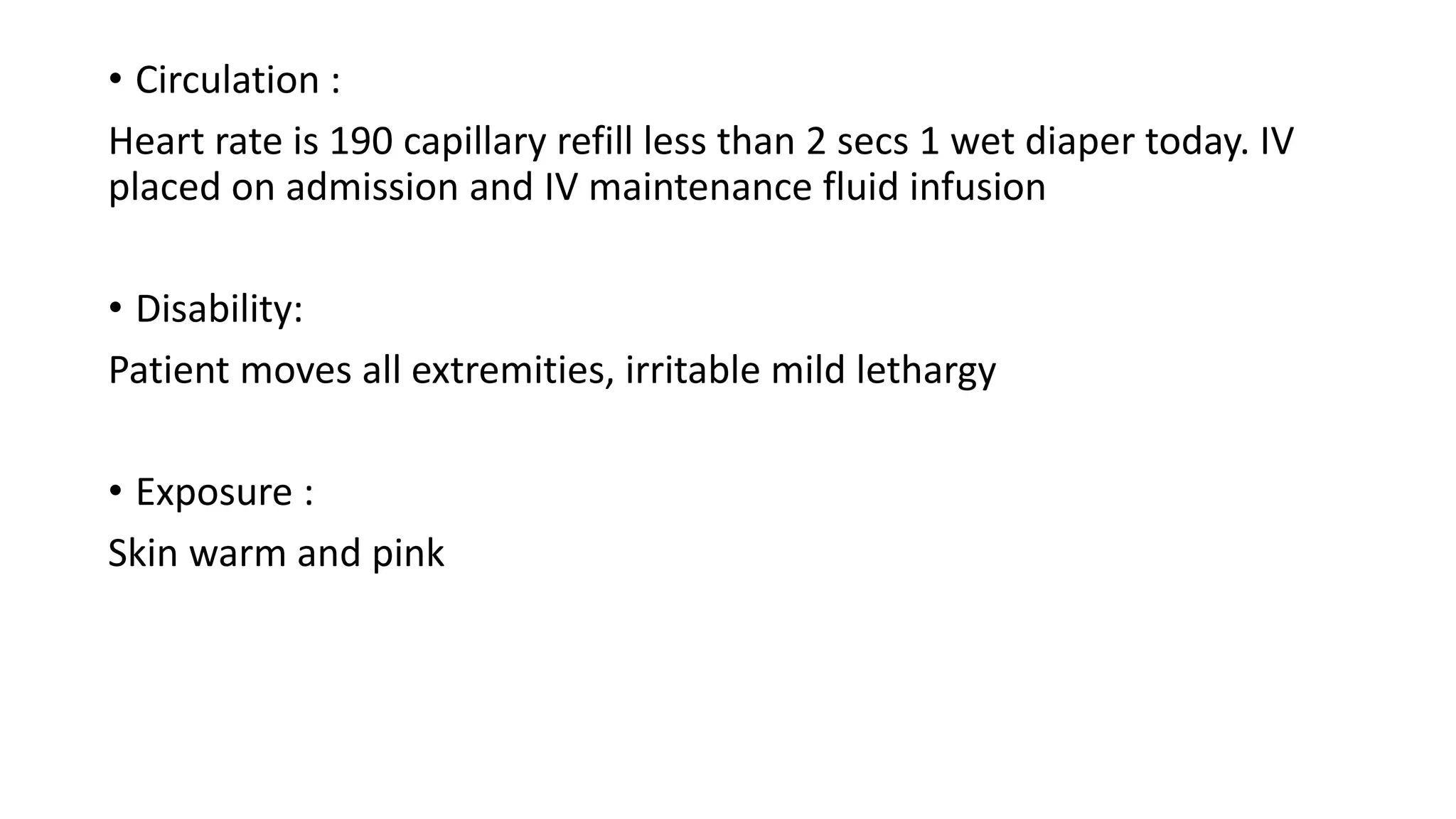 Approach to a sick child | PPTX