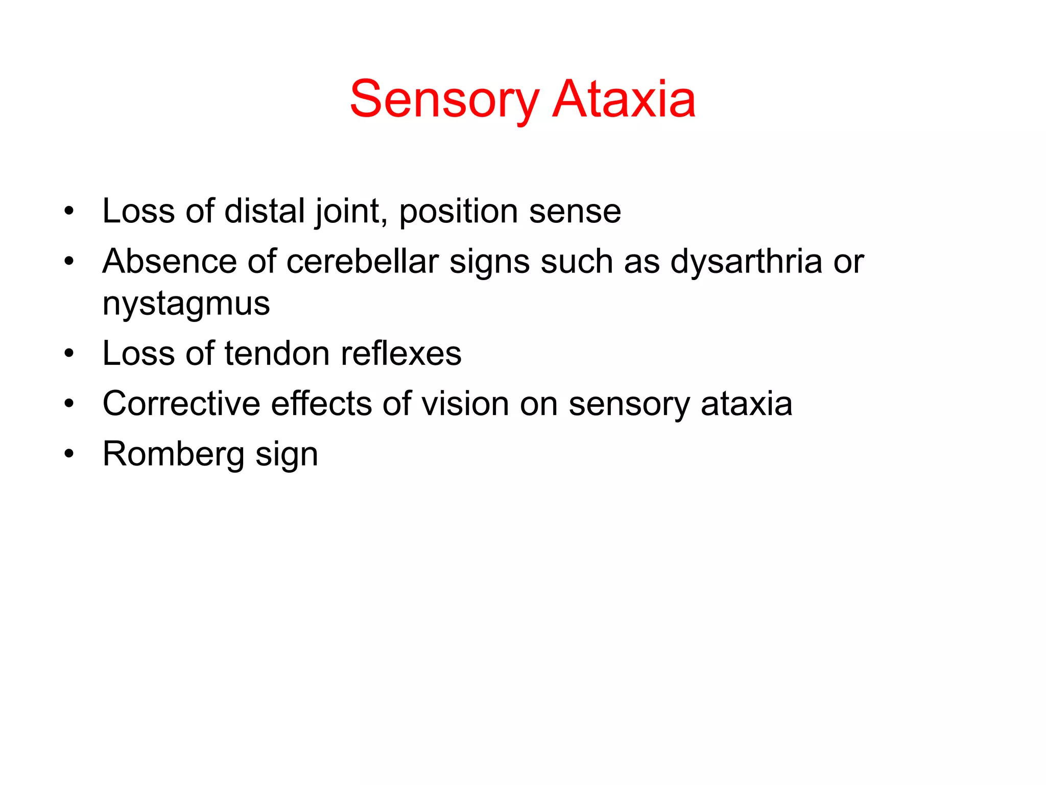 Approach to ataxia | PPTX