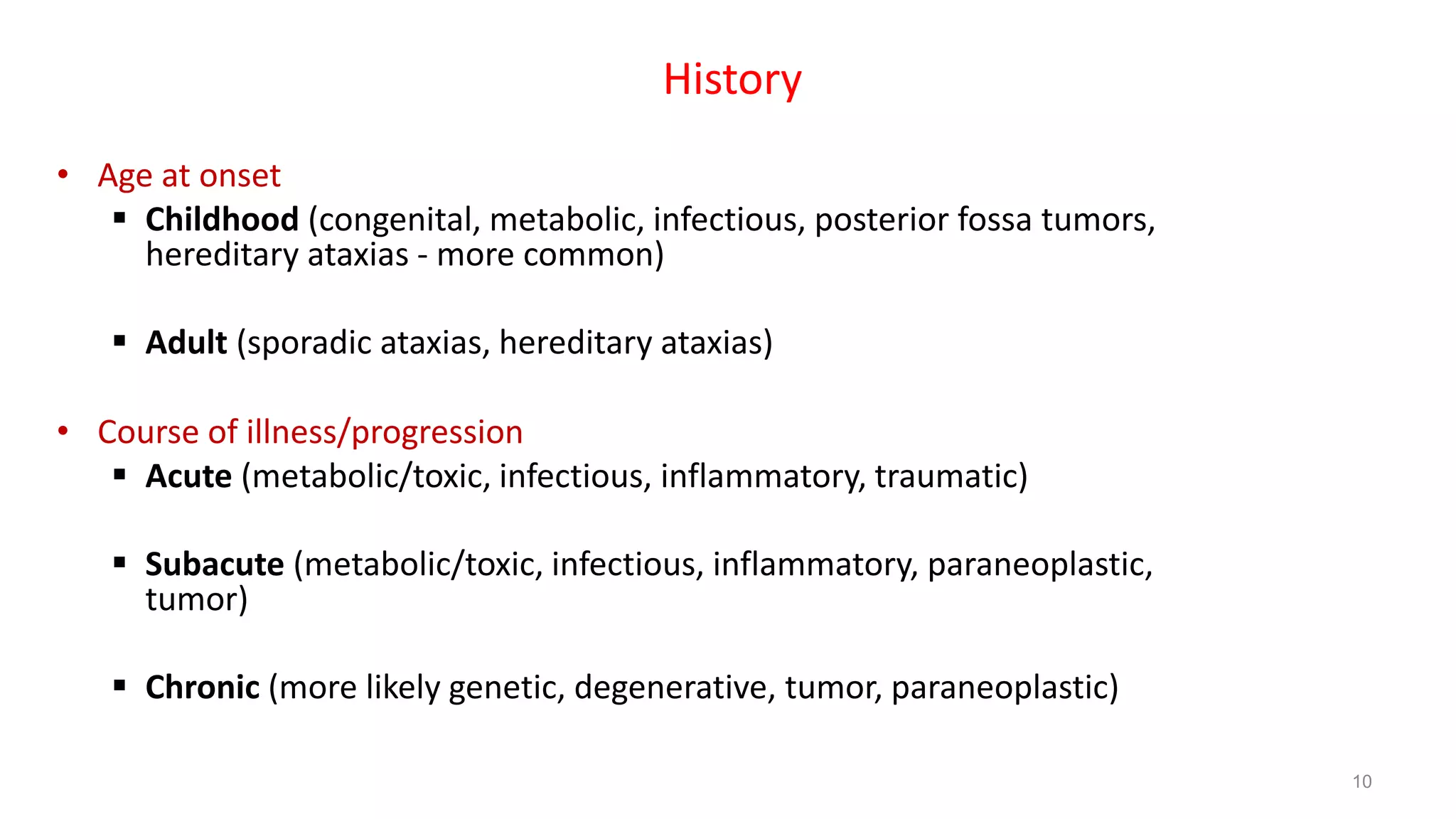 Approach to Ataxia | PPTX