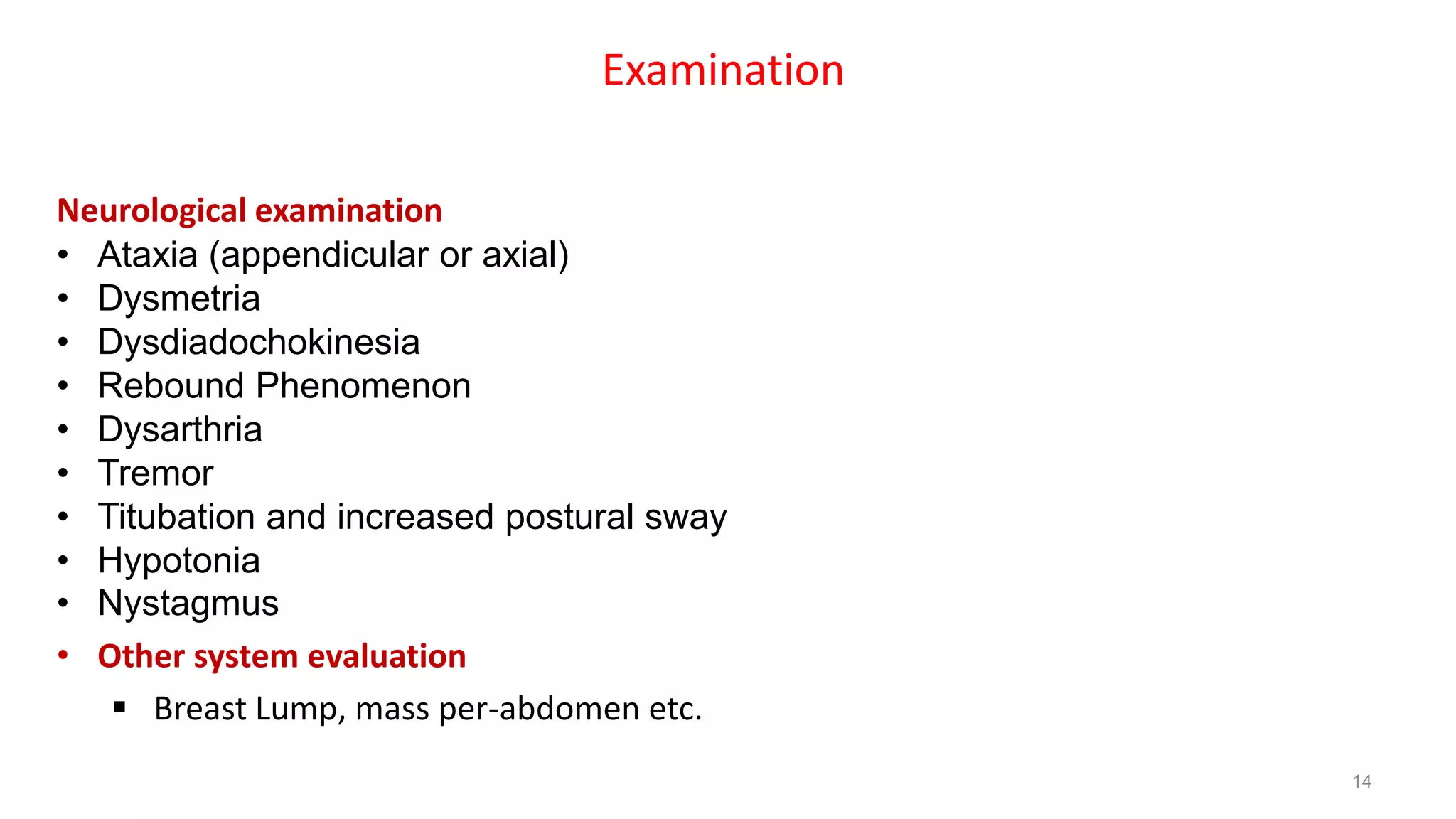 Approach to Ataxia | PPTX