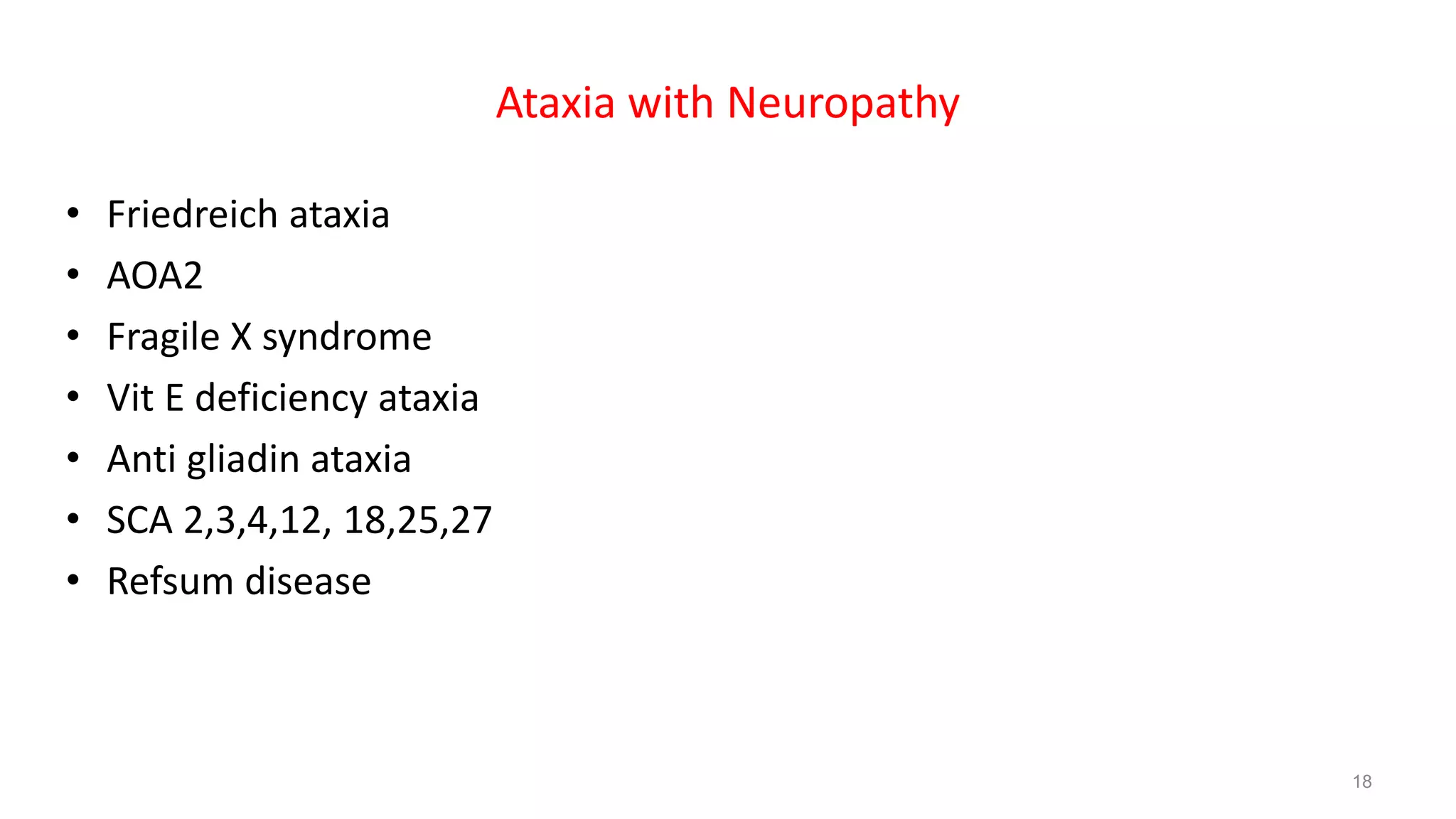 Approach to Ataxia | PPTX