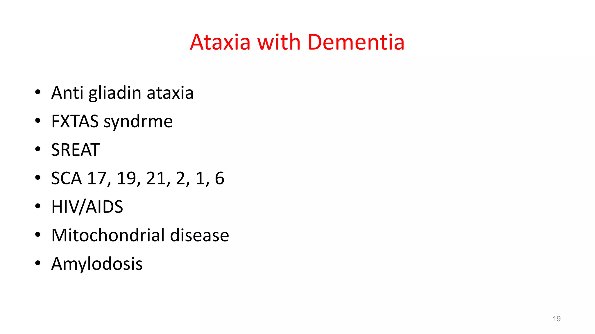Approach to Ataxia | PPTX