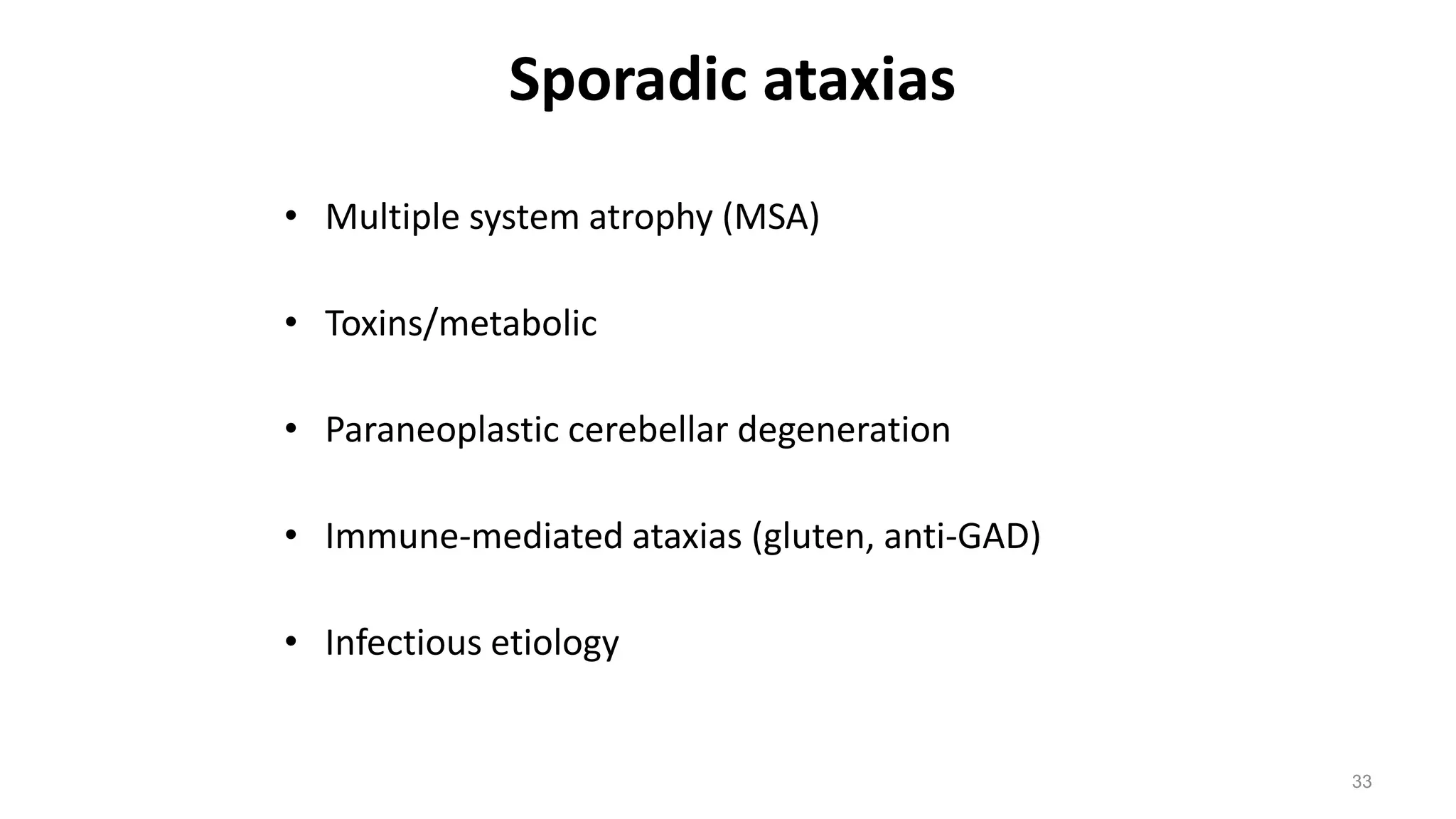 Approach to Ataxia | PPTX