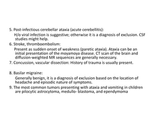Clinical APPROACH TO a patient with ATAXIA.pptx