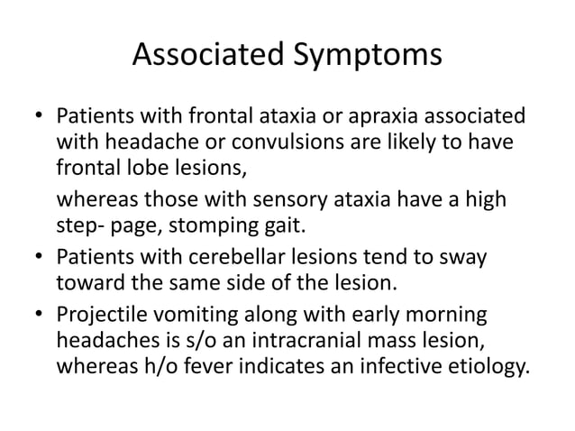 Clinical APPROACH TO a patient with ATAXIA.pptx