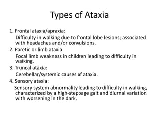 Clinical APPROACH TO a patient with ATAXIA.pptx