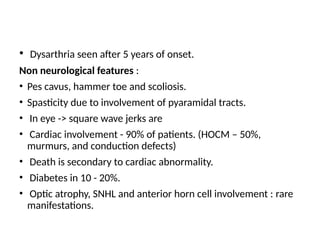 Approach to ataxia, how to diff b/w cerebellar and sensory, types ...