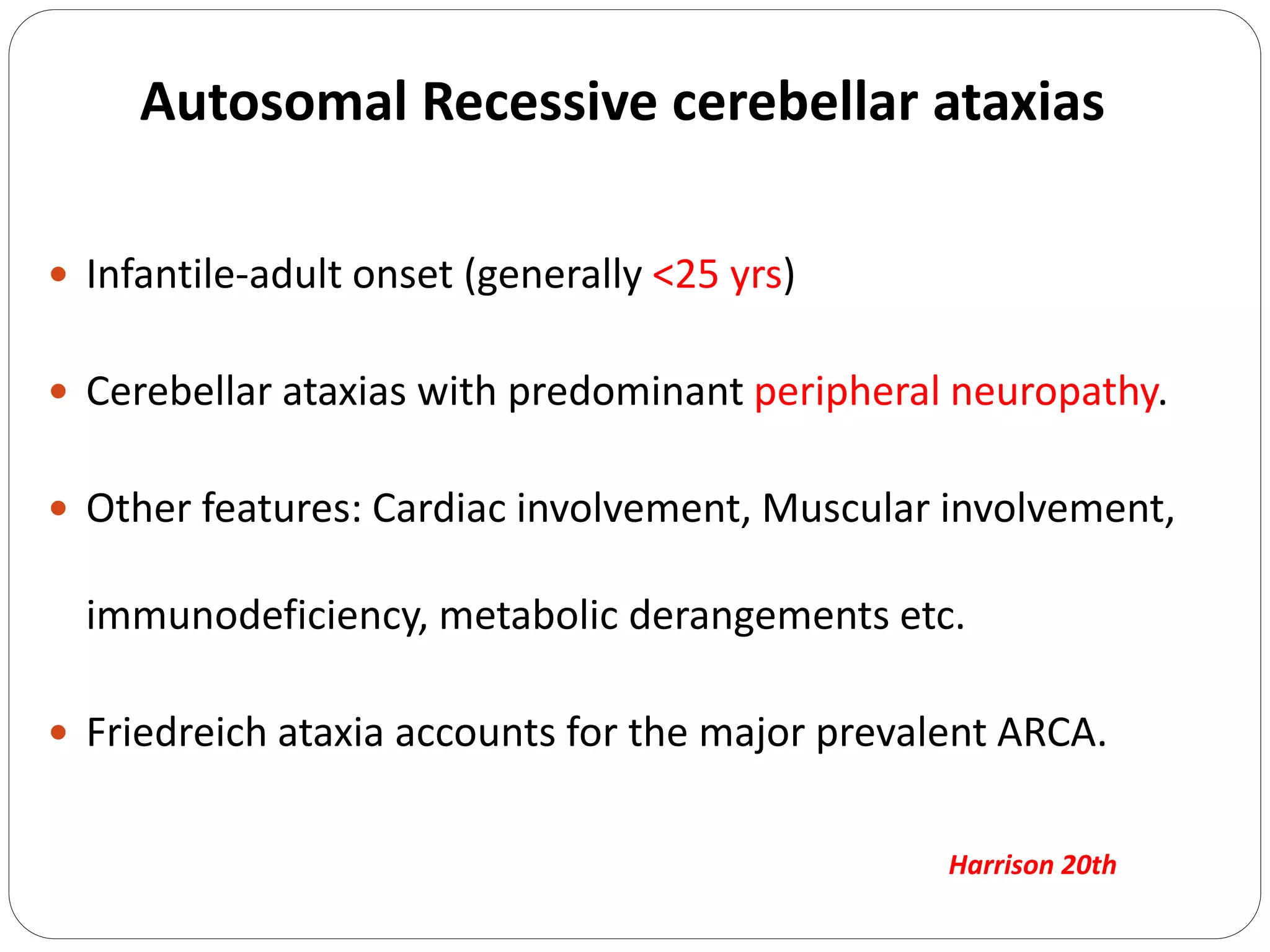 Approach to ataxia | PPTX