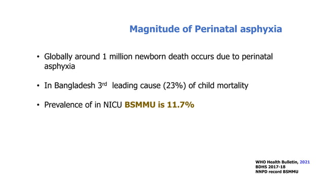 Approach to Baby of perinatal asphyxia | Dr Sonia Akter | Dr Habibur ...