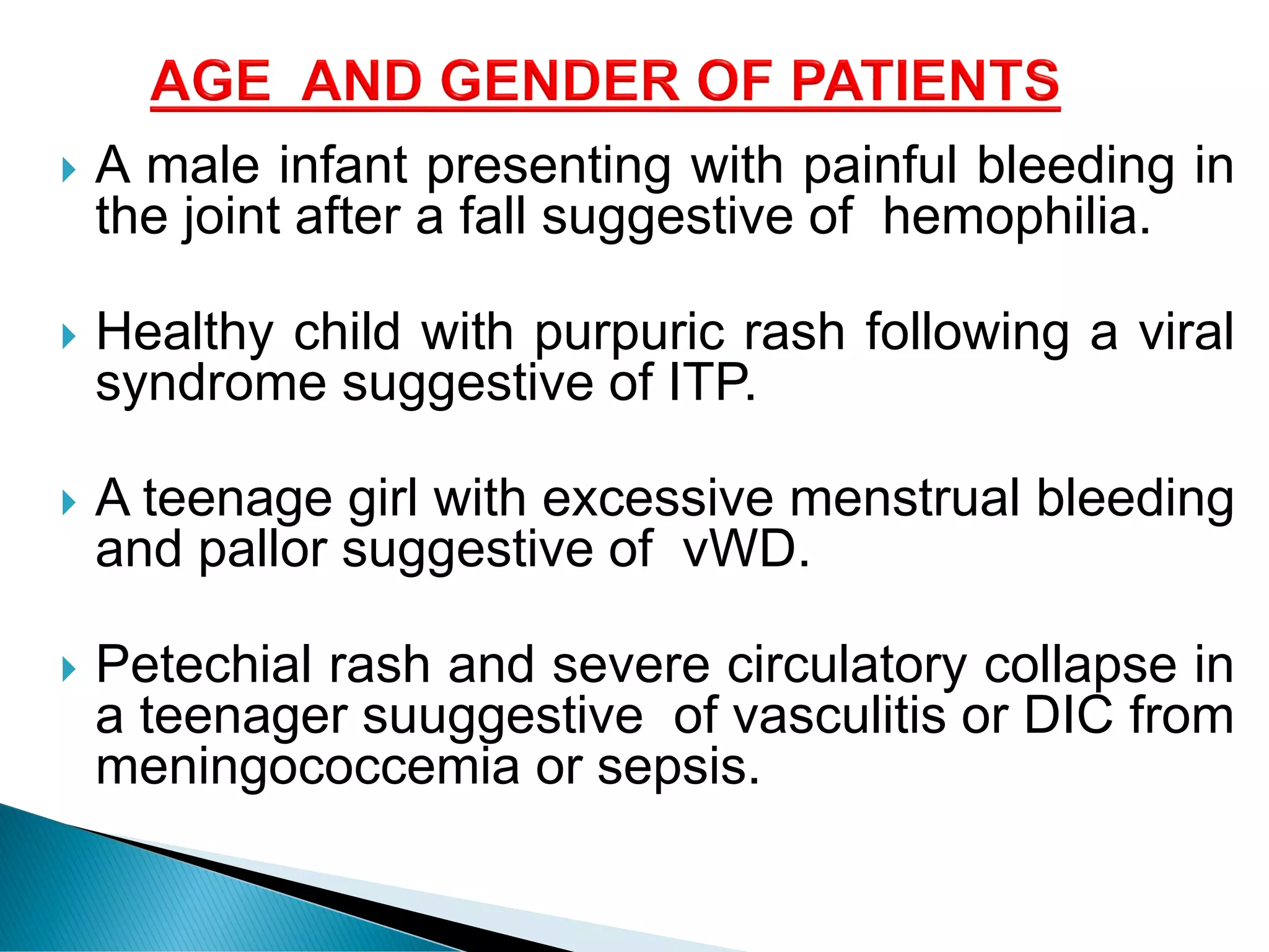 Approach to bleeding child | PDF