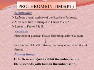 Approach to diagnosis of bleeding disorders | PPTX