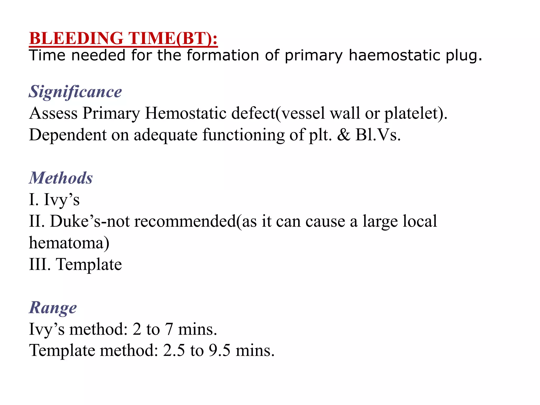Approach to bleeding disorders | PPTX