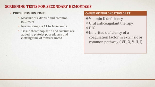 APPROACH TO BLEEDING DISORDERS/PLATELET DISORDERS.pptx | Blood ...