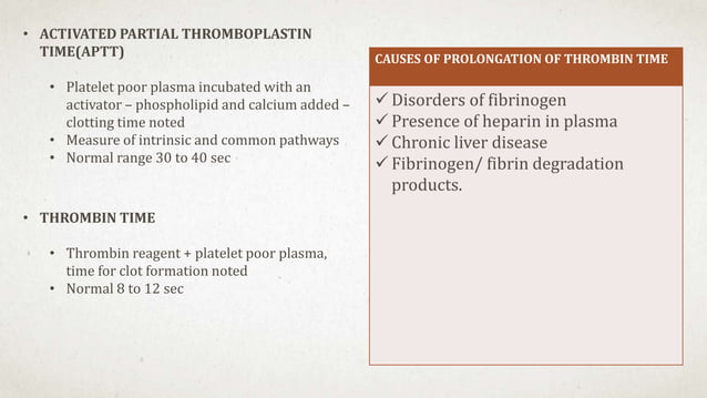 APPROACH TO BLEEDING DISORDERS/PLATELET DISORDERS.pptx | Blood ...