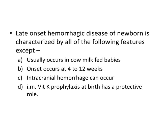 Approach to bleeding neonate | PPTX | Blood Disorders | Diseases and ...