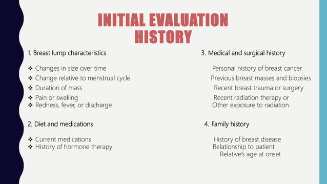 Approach to breast lump pain, nipple discharge | PPTX | Menopause ...