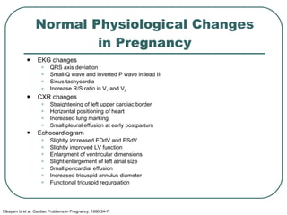 Approach to cardiac diseases in pregnancy | PPT