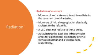 Approach to cardiac murmurs and cardiac examination in children | PPT