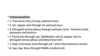 Approach To Cavernous Sinus Syndrome.pptx