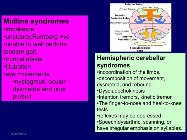 Approach to cerebellar ataxia | PPT | Brain and Nervous System Disorders | Diseases and Conditions