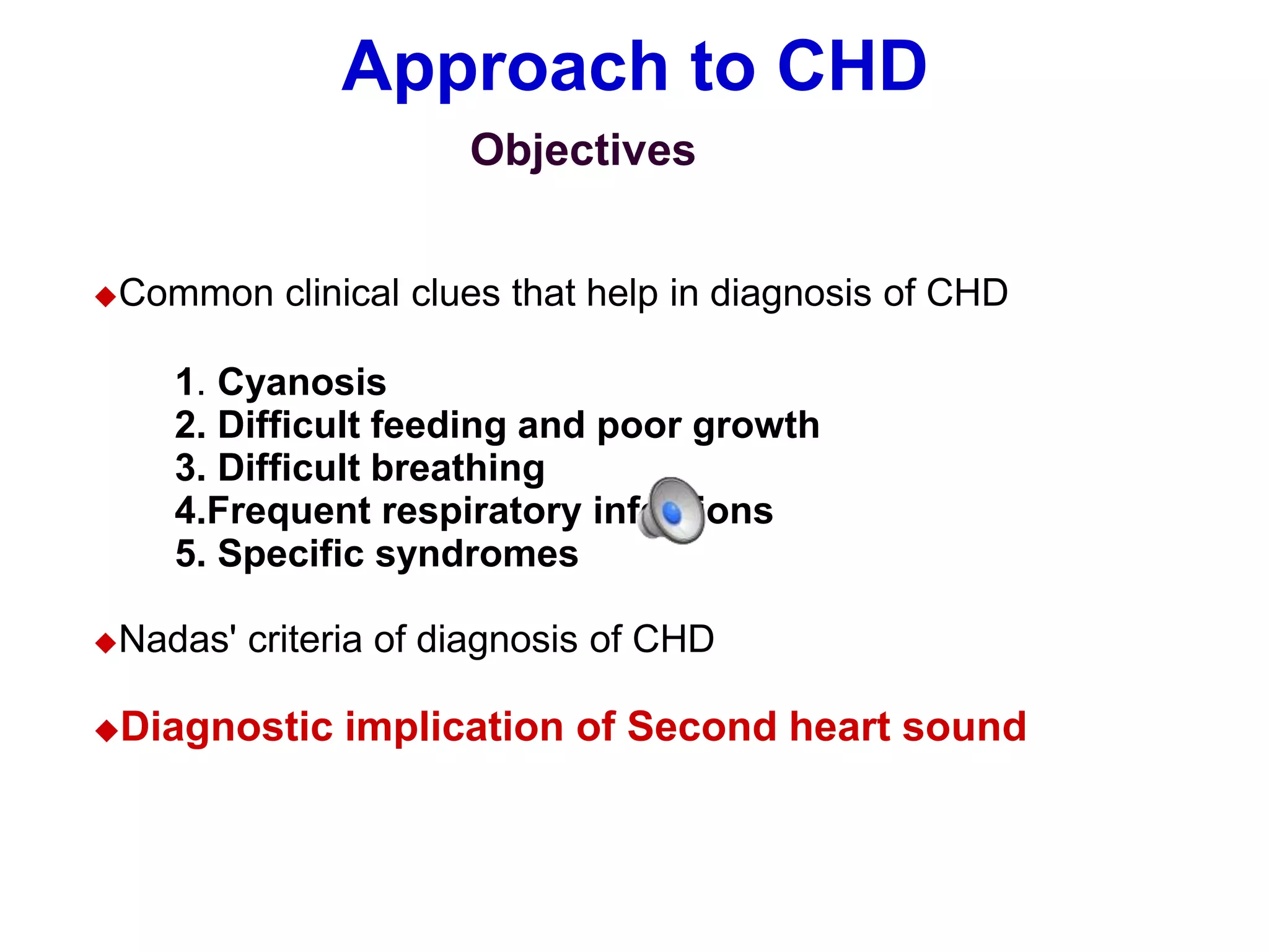 Approach to chd | PPTX