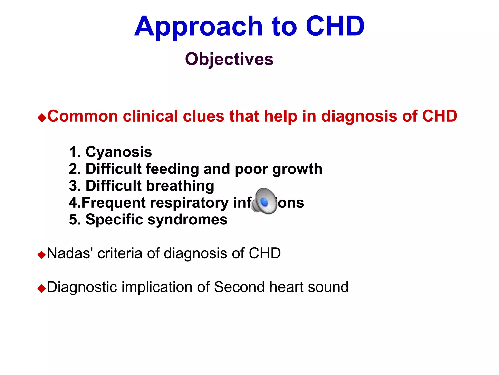 Approach to chd | PPTX