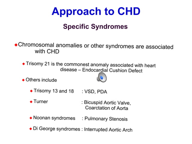 Approach to chd | PPTX