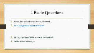 Approach to Congenital Heart Disease | PPTX