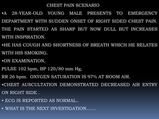 Approach to chest pain | PPTX