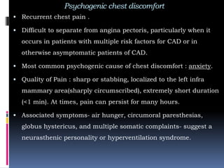 Approach to chest pain | PPTX