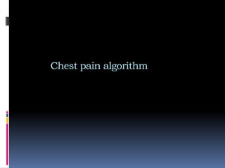 Approach to chest pain | PPTX